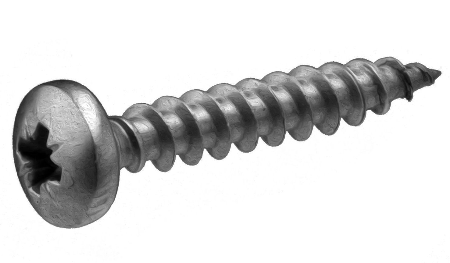 ART. 9048 - wkręty do drewna z łbem walcowym soczewkowym (A2 i A4)