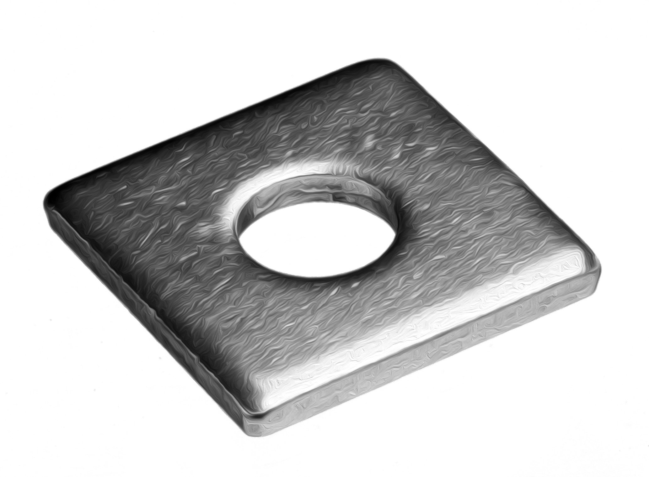 DIN 436 - podkładki kwadratowe (A2 i A4)